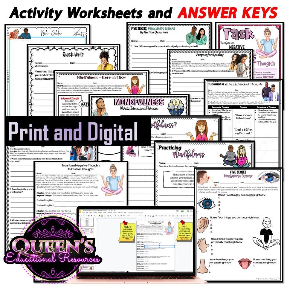 Mindfulness Lesson Plan | Growth Mindset Activities | Mindfullness ...