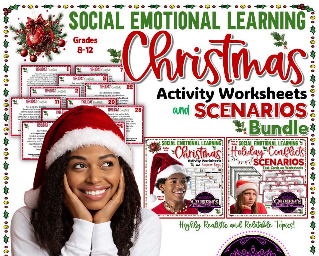 Social Emotional Learning Christmas Activities | Holiday Conflicts ...