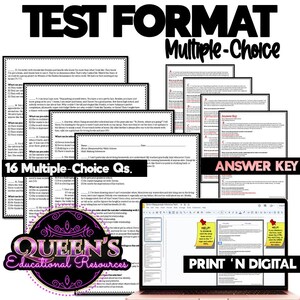 Bronx Masquerade Assessment, Inference Test, Making Inferences Task ...