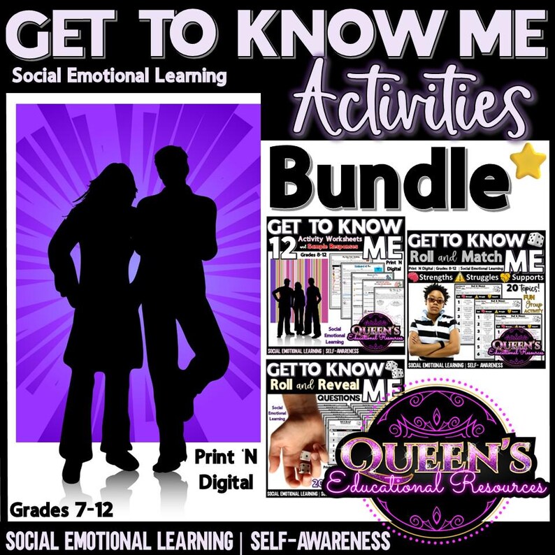 Back to School Activities | Get to Know Me Activities | All About Me ...
