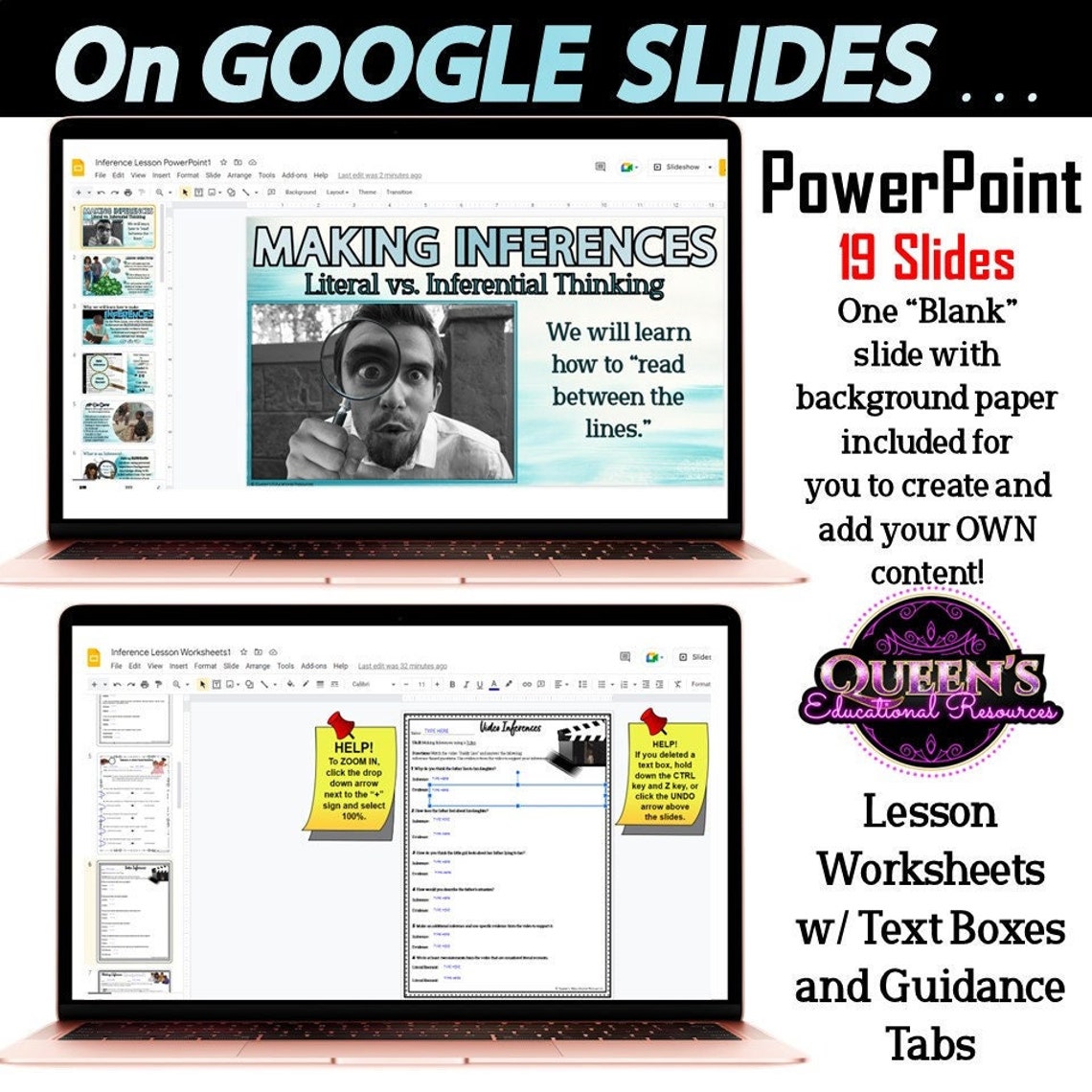 Inference Lesson Plan and Powerpoint, Reading Comprehension, Making ...