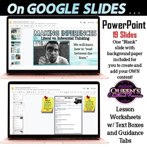 Inference Lesson Plan and Powerpoint, Reading Comprehension, Making ...
