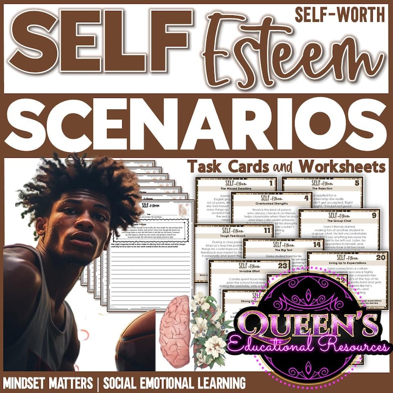 Self-esteem Scenarios | Self-esteem Worksheet Activities | Self-worth ...