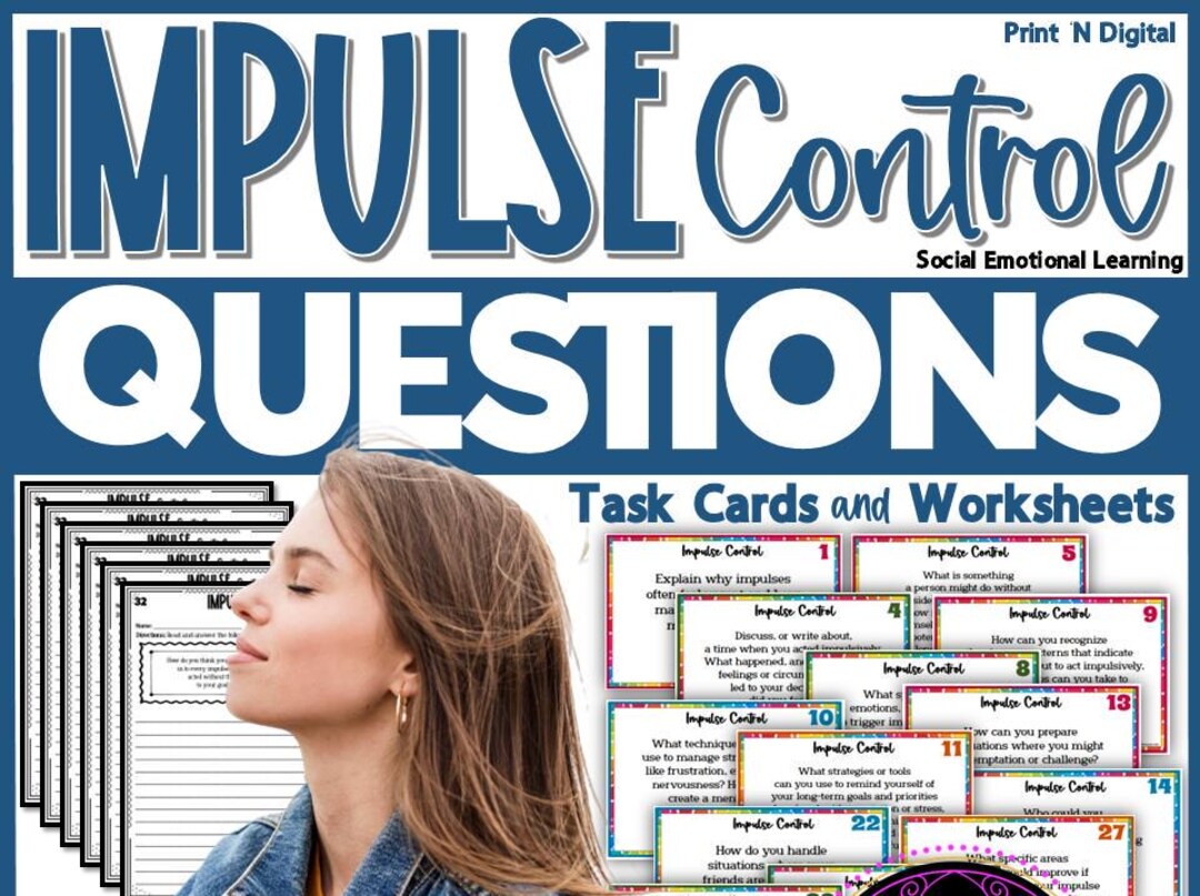 Self-control Questions | Impulse Control Questions | Self-regulation ...