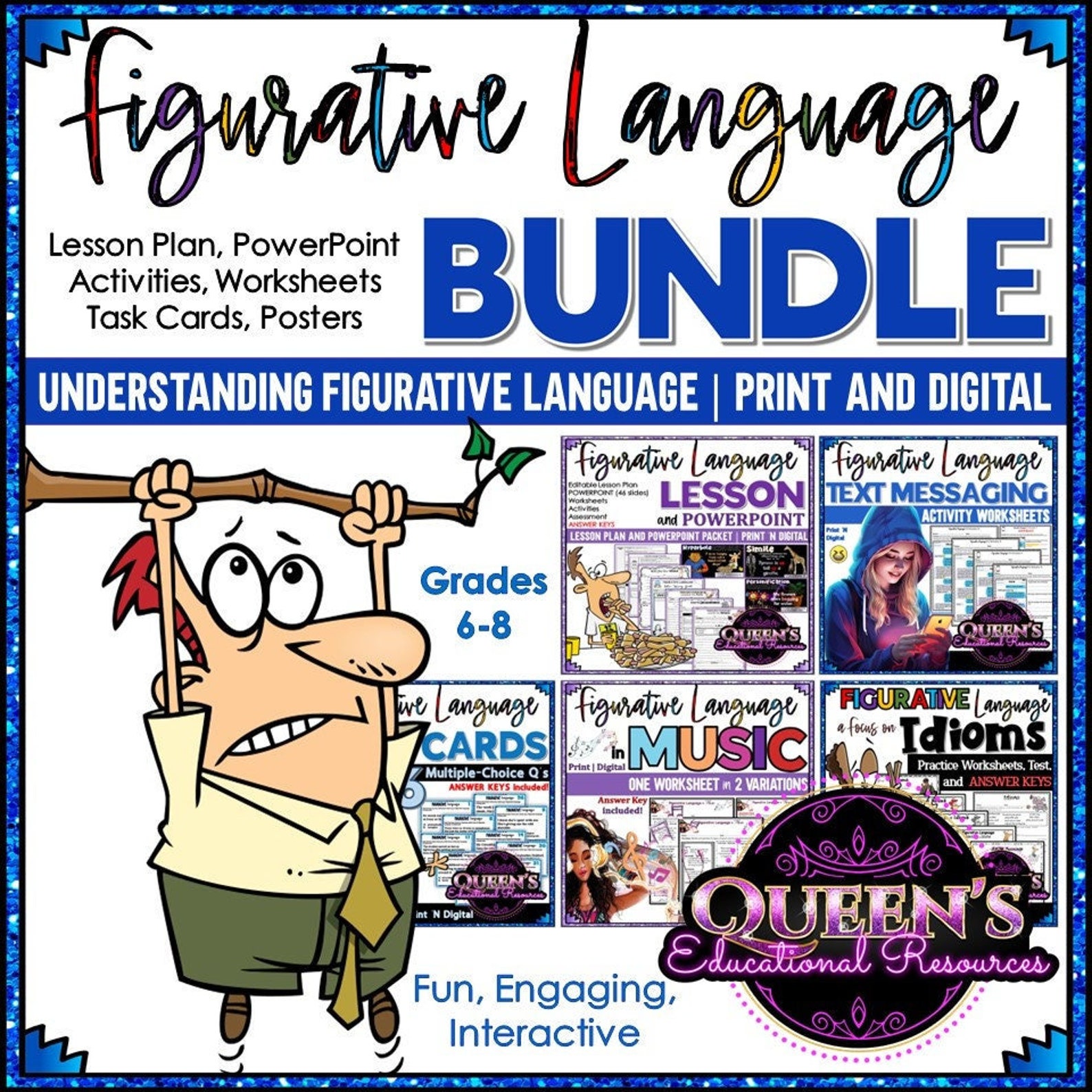 Figurative Language Activities | Worksheets | Task Cards | Reading ...