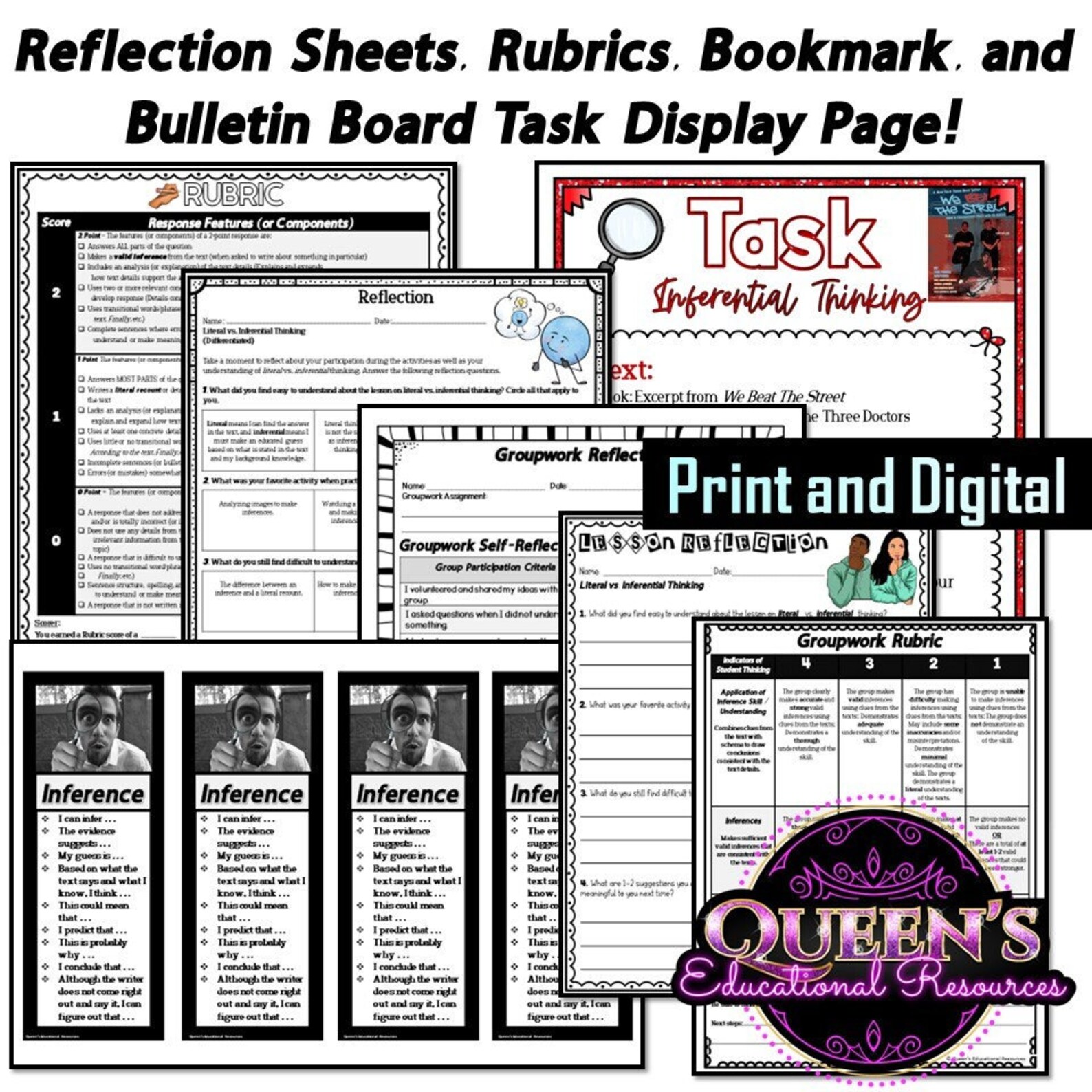 Inference Lesson Plan and Powerpoint, Reading Comprehension, Making ...