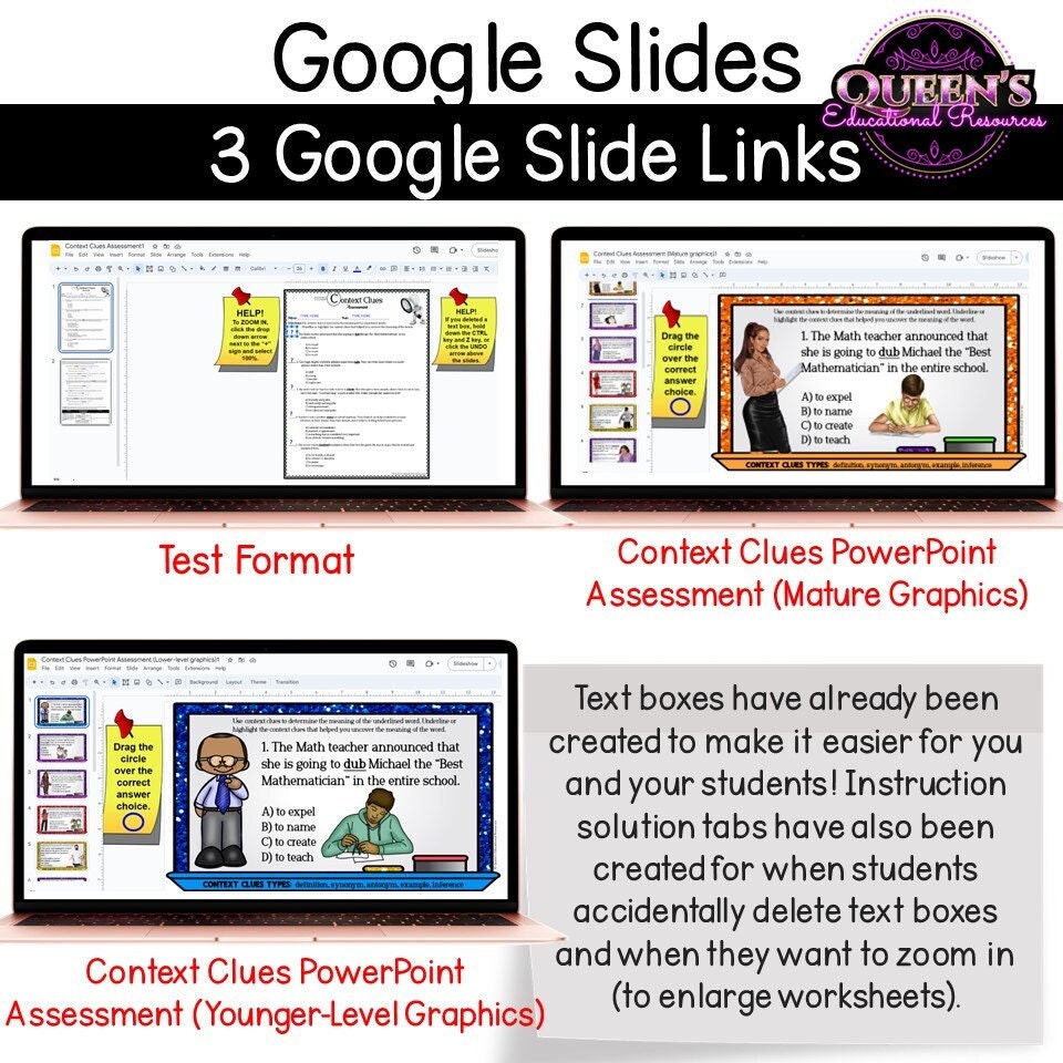 Context Clues Test, Context Clues Assessment, Context Clues Worksheets ...