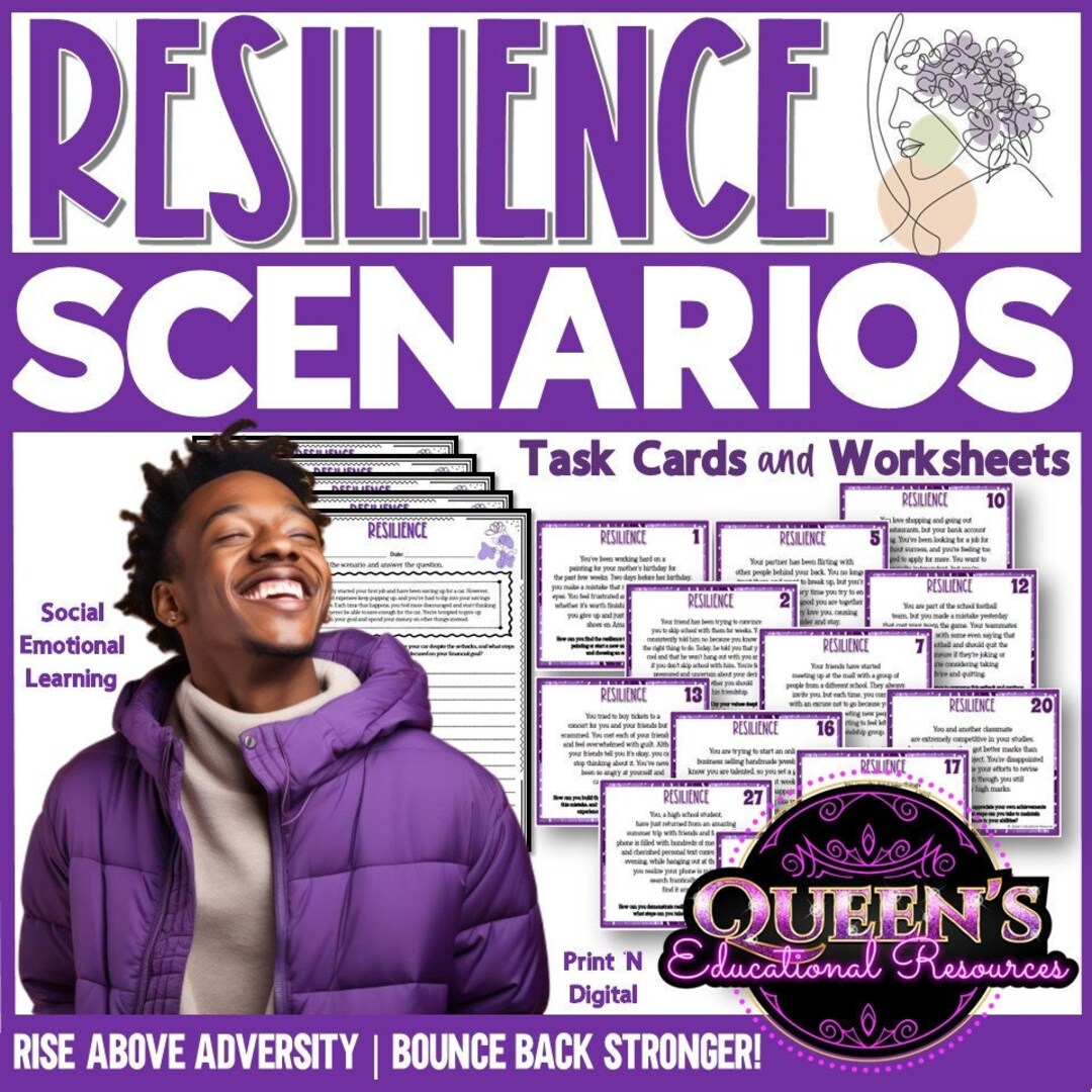 Resilience Scenarios | Resilience Worksheets | Situation Cards ...