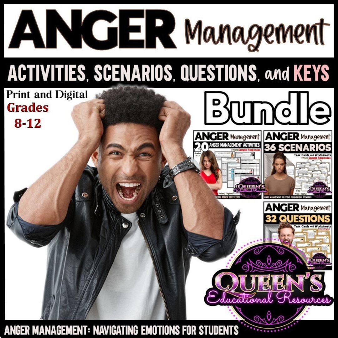 Anger Management Worksheets | Anger Management Activities | Coping ...