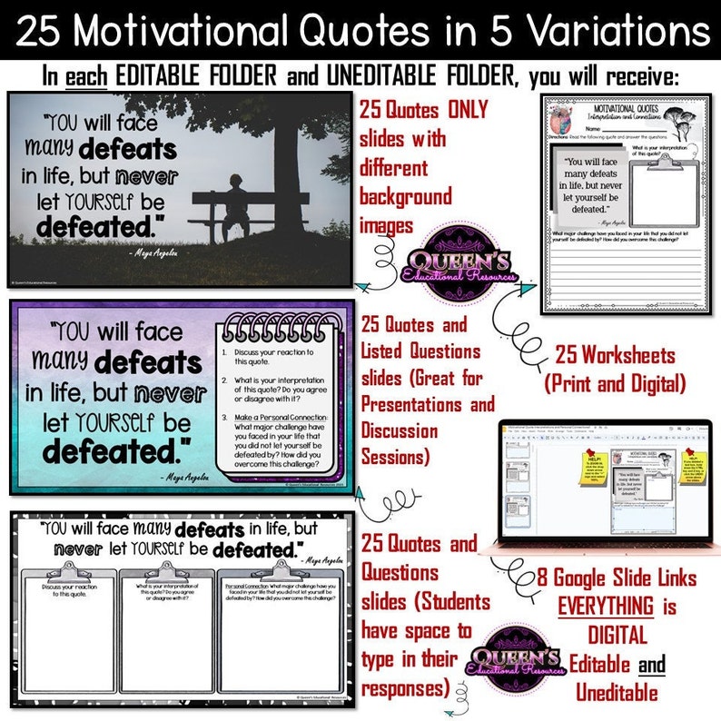 Bell Ringers: Motivational Quotes and Prompts for Growth Mindset Growth ...