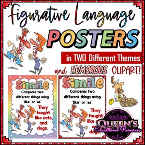 Figurative Language Activities | Worksheets | Task Cards | Reading ...