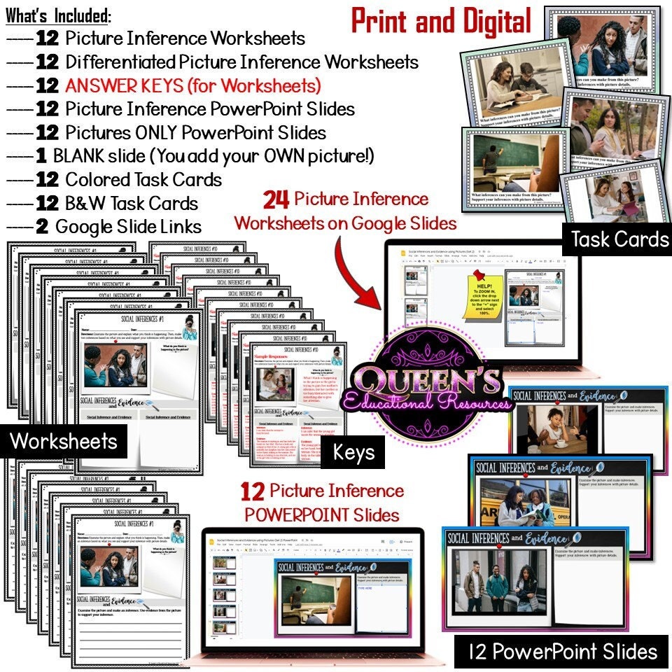 Social Inferences, Making Inferences With Pictures, Making Inferences ...