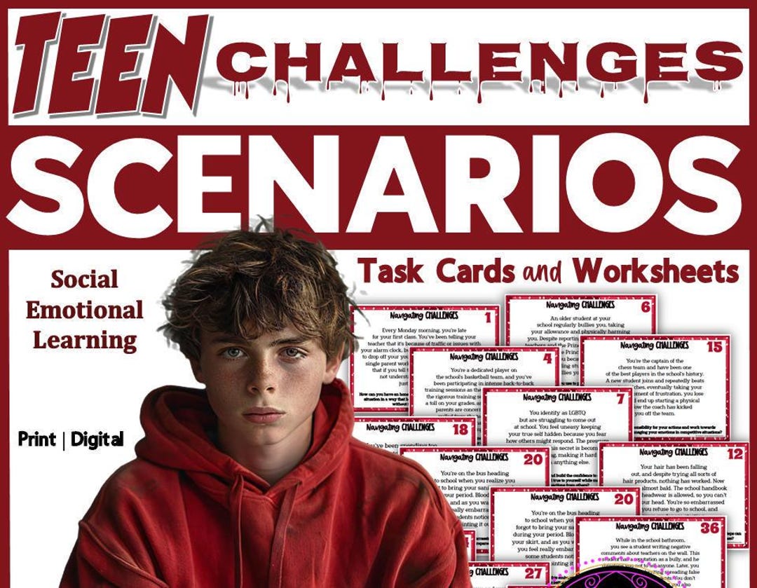Conflict Resolution Scenarios | Situation Cards | Teen Challenges ...