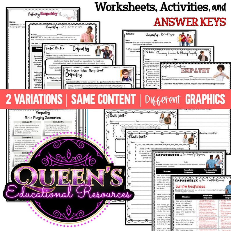 Empathy Lesson Plan Empathy Powerpoint Activity Worksheets Perspective ...