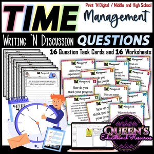Executive Functioning | Time Management Worksheets | Time Management ...