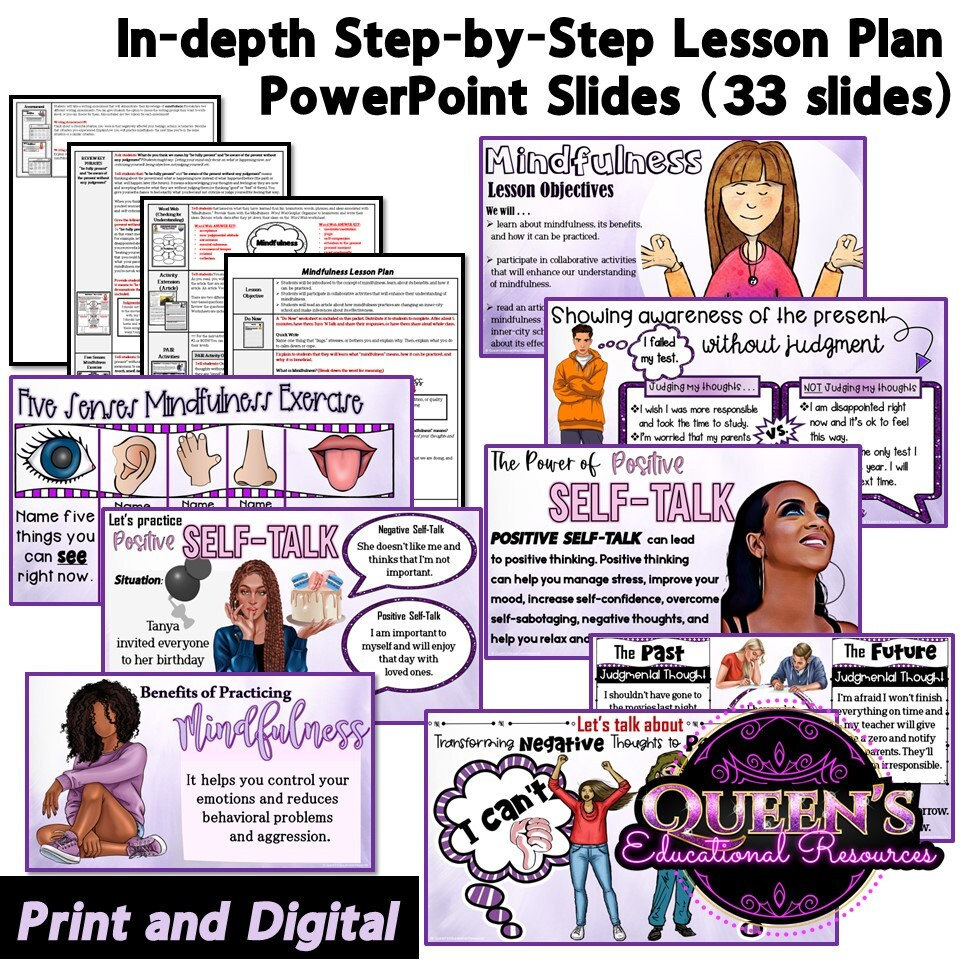 Mindfulness Lesson Plan | Growth Mindset Activities | Mindfullness ...