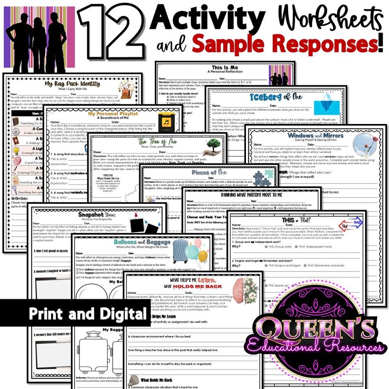 Back to School Activities | Get to Know Me Activities | All About Me ...