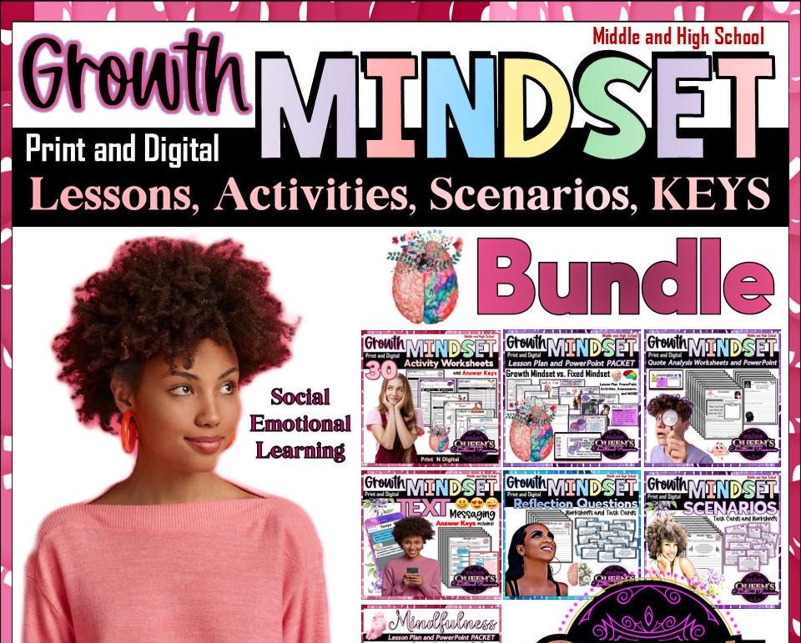 Growth Mindset Vs. Fixed Mindset Lessons, Activities, and Worksheets ...