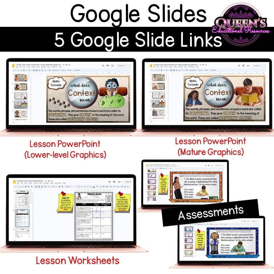 Context Clues Lesson Plan, Powerpoints, and Activities, Context Clues ...