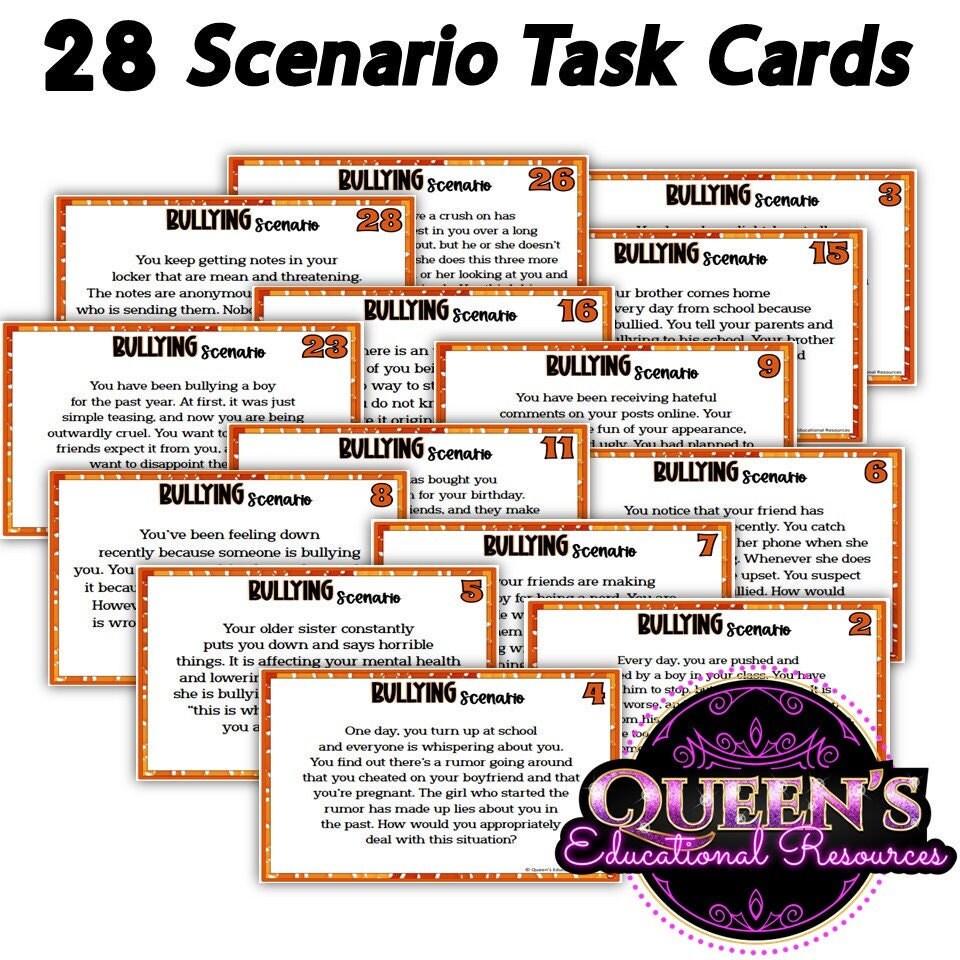 Bullying Scenarios | Bullying Awareness | Anti Bullying | Bullying ...