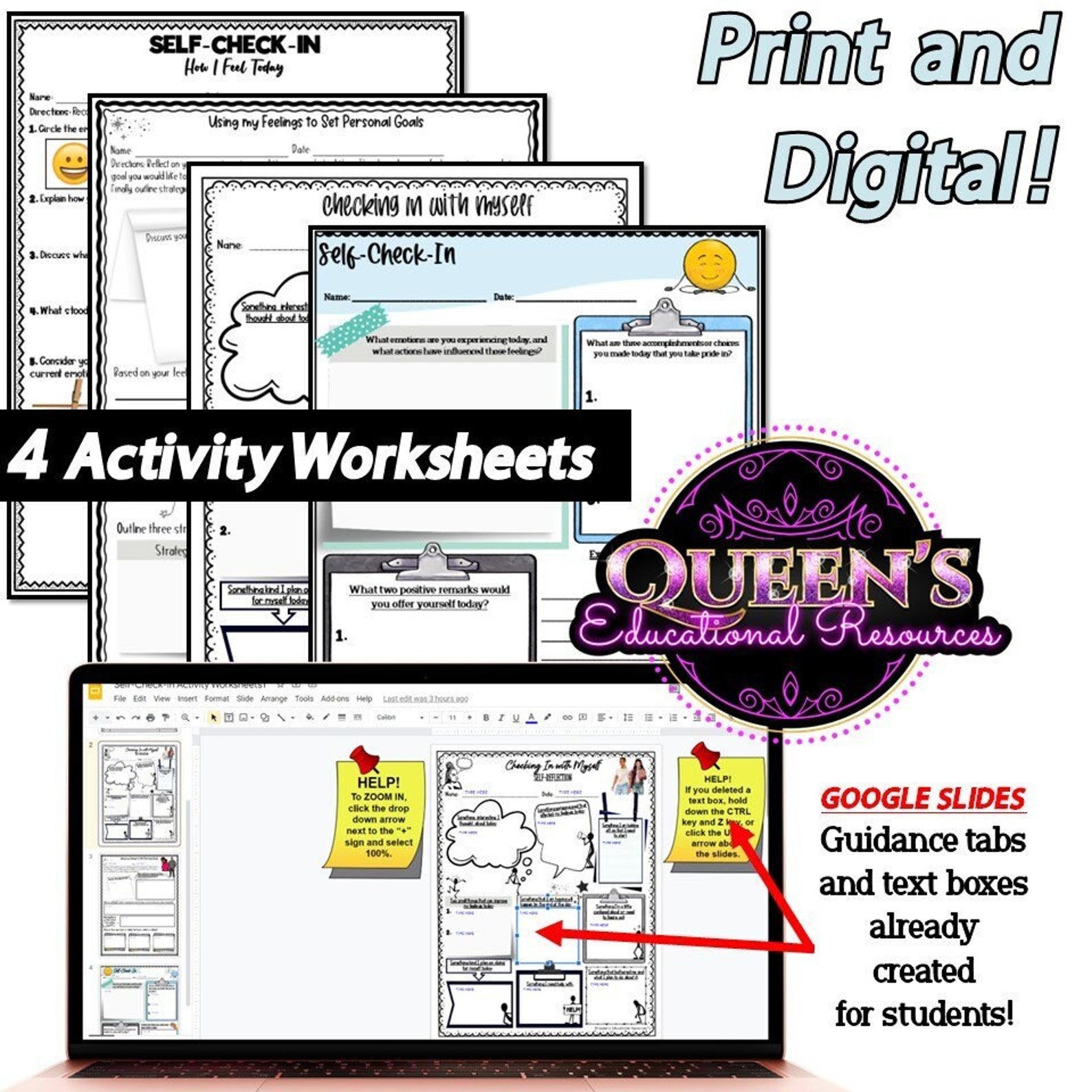 Self Check-in | Emotions Check-in | Emotional Regulation | Feelings ...