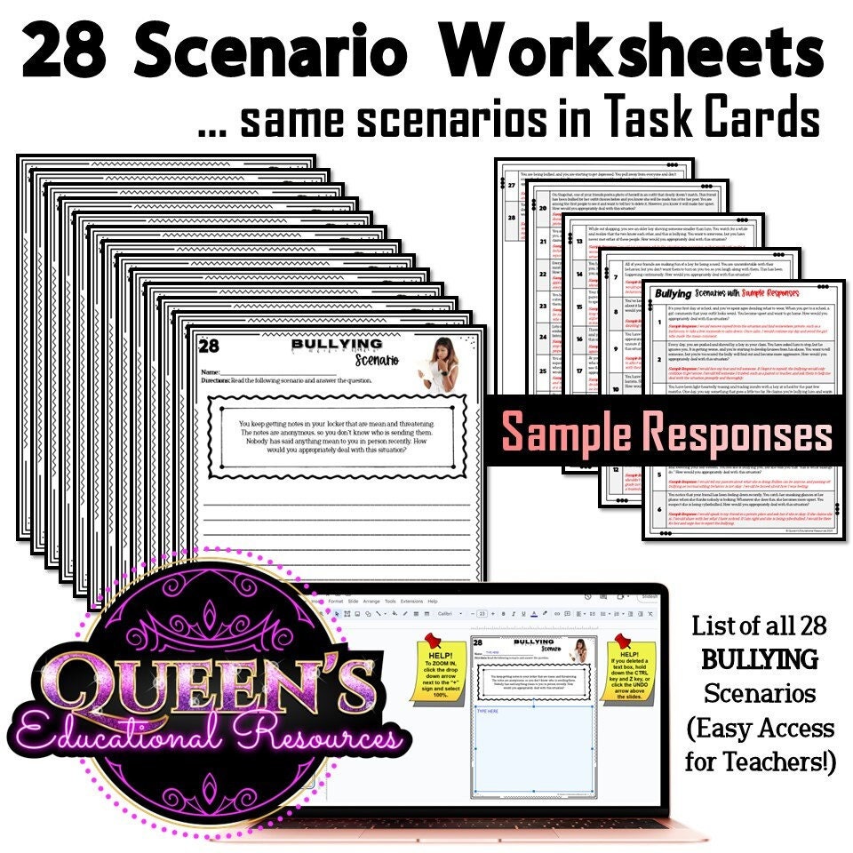 Bullying Scenarios | Bullying Awareness | Anti Bullying | Bullying ...