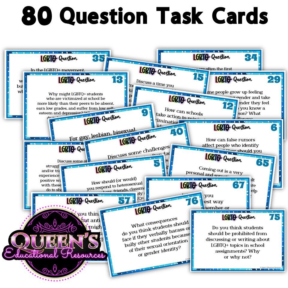 Lgbtq Discussion Questions Worksheets Gender Expression LGBTQ ...