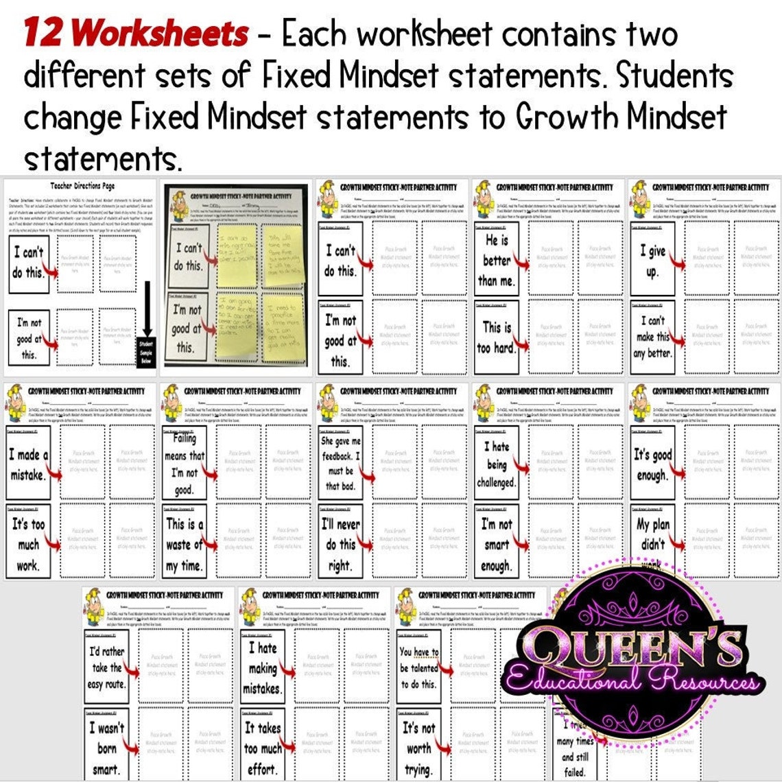 Growth Mindset Interactive Activity | Growth Mindset Activities ...