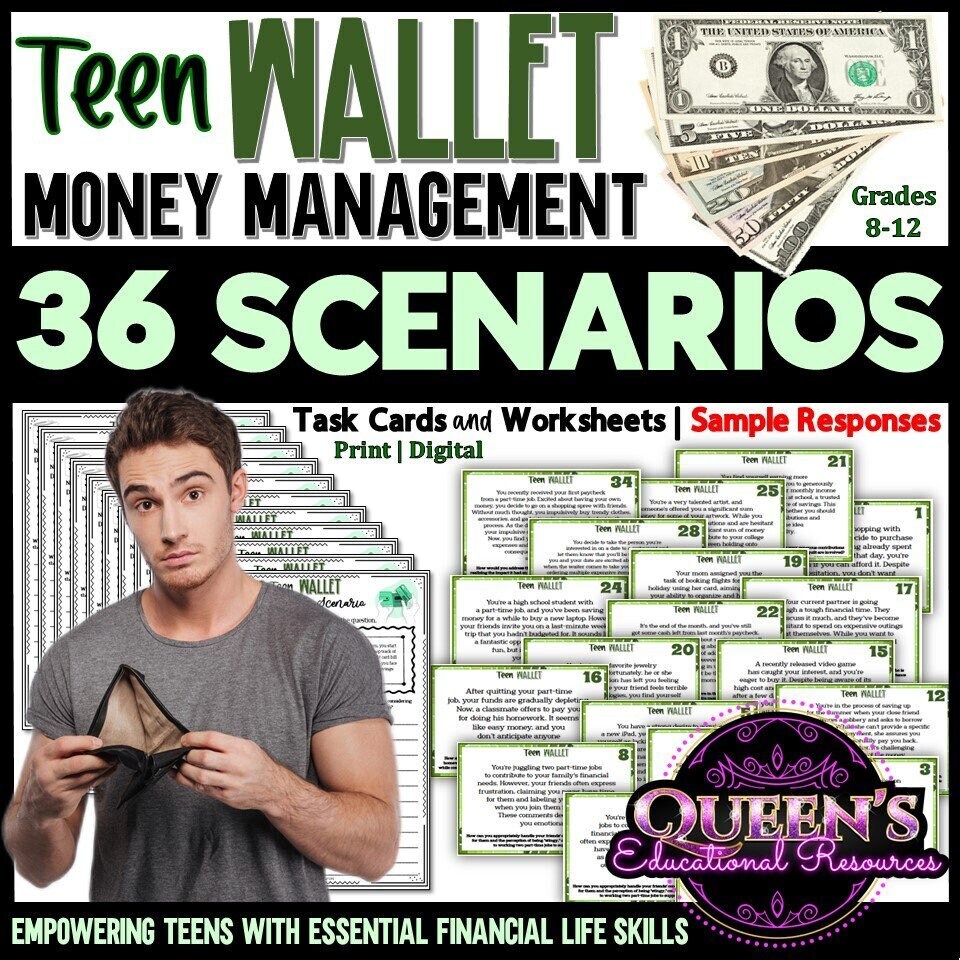 Financial Literacy | Money Management Skills Scenarios | Budgeting ...