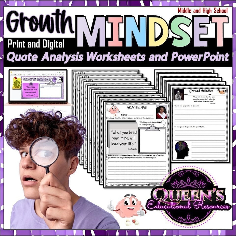 Growth Mindset Vs. Fixed Mindset Lessons, Activities, and Worksheets ...