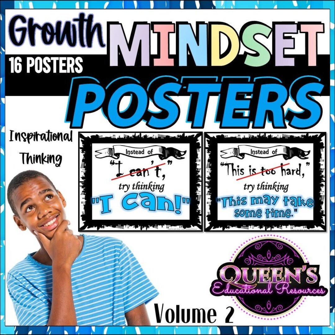 Growth Mindset Posters | Growth Mindset Bulletin Board | Positive ...