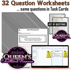 Anger Management Worksheets | Anger Management Reflection Questions ...