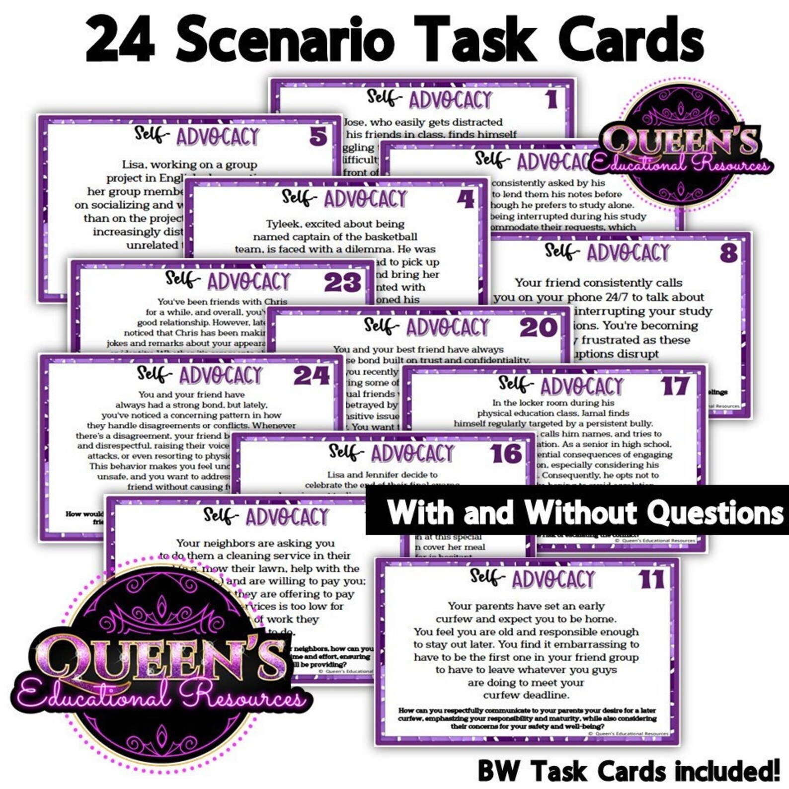 Self-advocacy Scenarios | Self-advocacy Situation Cards | Self-advocacy ...