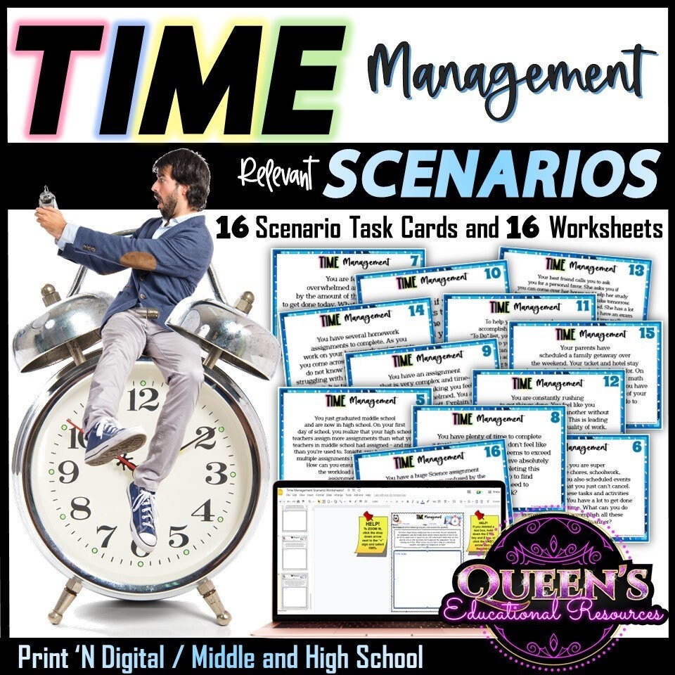 Time Management Worksheets Time Management Activities Time Management ...