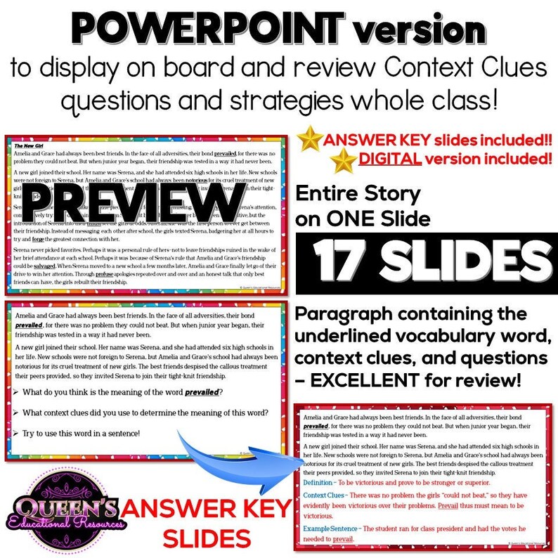 Context Clues Reading Passage, Context Clues Passage, Context Clues ...