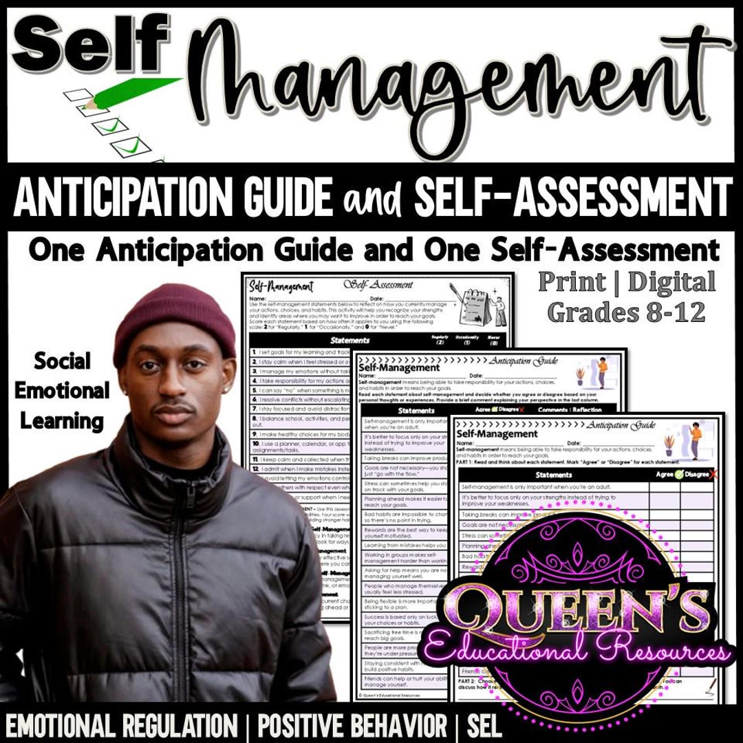 Self-management Anticipation Guide and Self-assessment | Self ...
