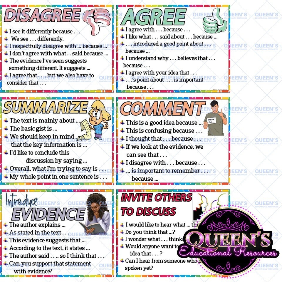Accountable Talk Posters, Accountable Talk Signs, Classroom Decor ...