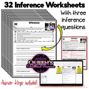 Inference Reading Passage, Reading Comprehension, Making Inferences ...