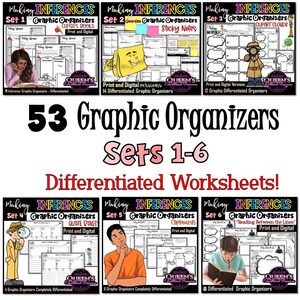 Making Inferences Graphic Organizers, Reading Comprehension, Making ...