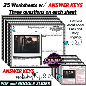 Social Cues Scenarios | Nonverbal Cues | Body Language Activities ...