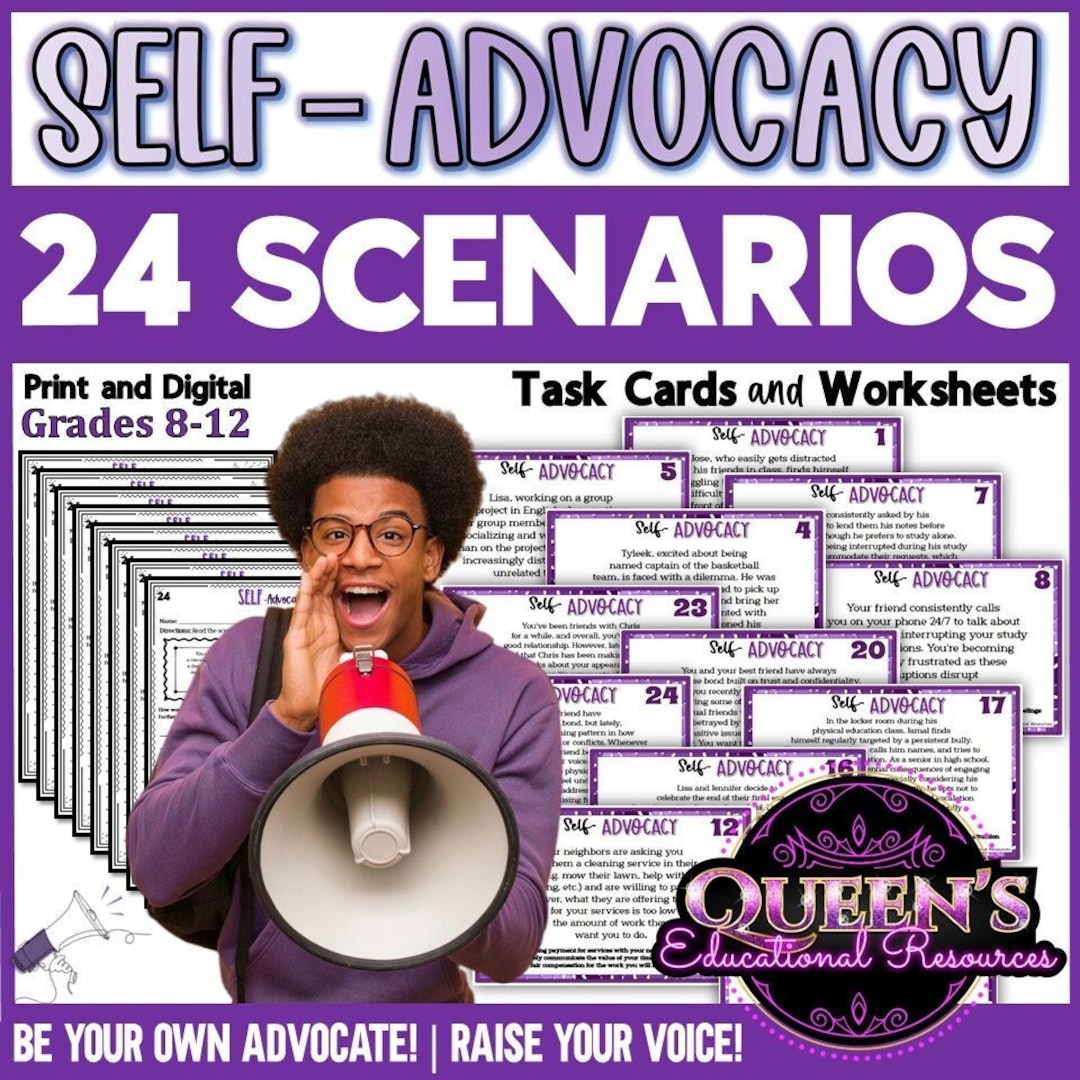 Self-advocacy Scenarios | Self-advocacy Situation Cards | Self-advocacy ...
