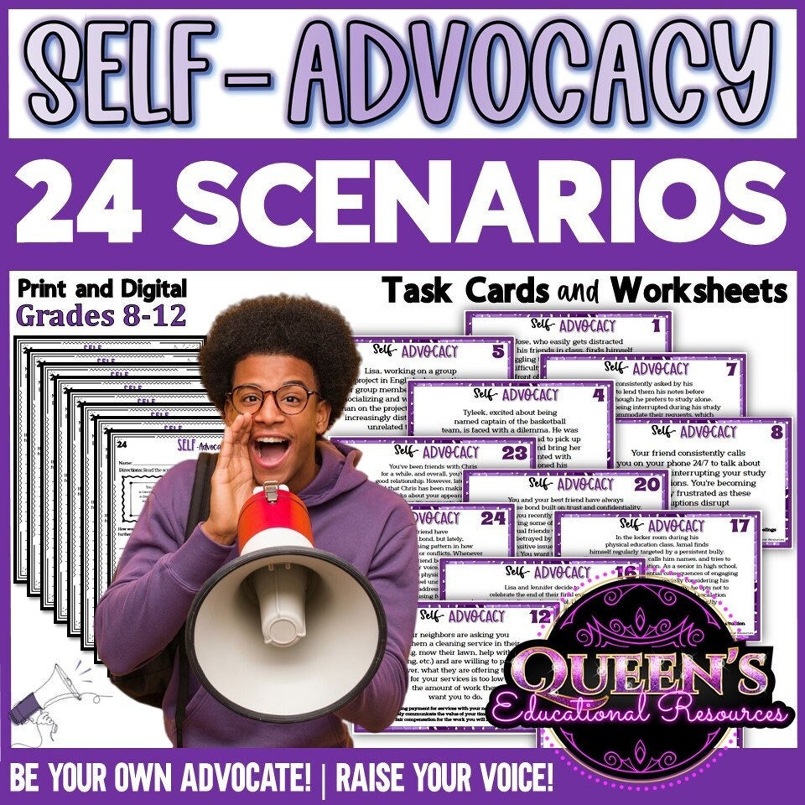 Self-advocacy Scenarios | Self-advocacy Situation Cards | Self-advocacy ...