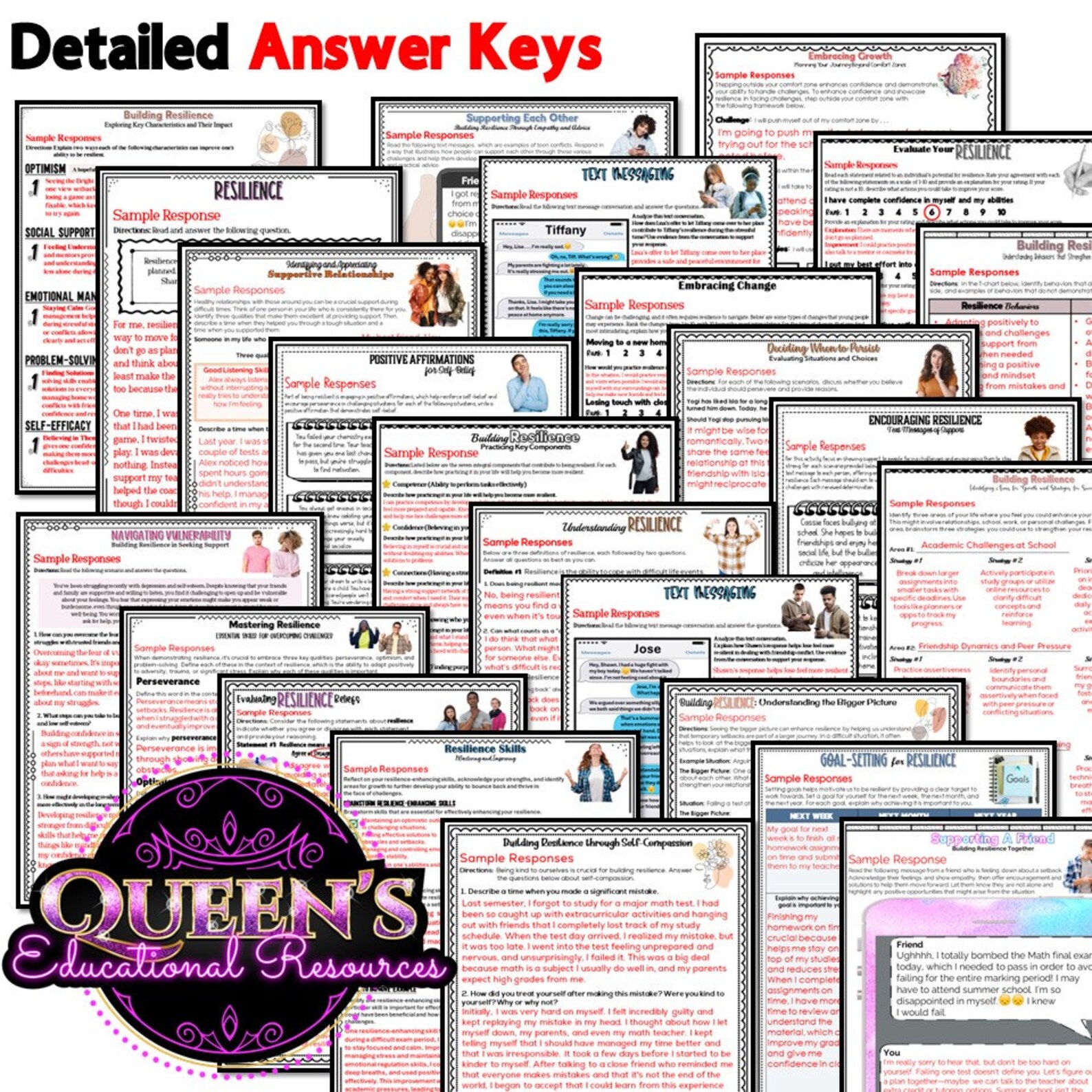 Resilience Activities | Resilience Worksheets | Perseverance Activities ...