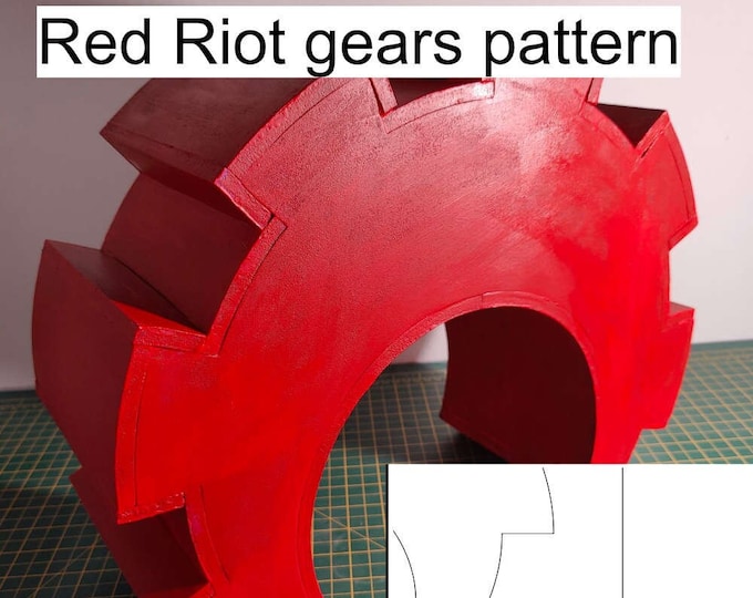Red Riot Gears Cosplay Pattern, PDF / DXF - Etsy