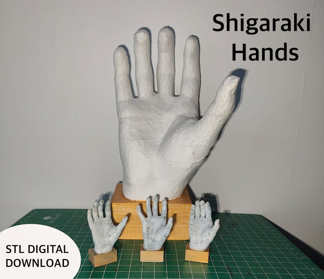 Shigaraki Hands 3D Model STL Digital Download - Etsy