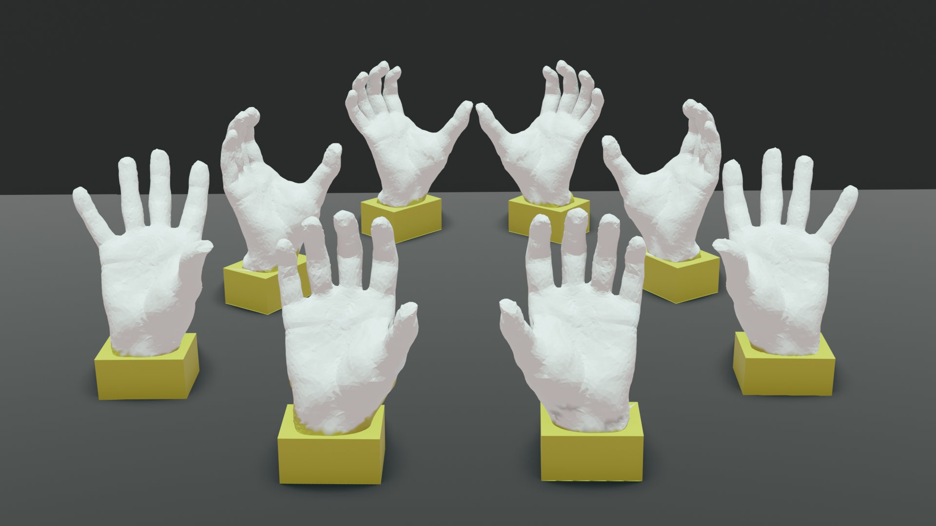Shigaraki Hands 3D Model STL Digital Download - Etsy