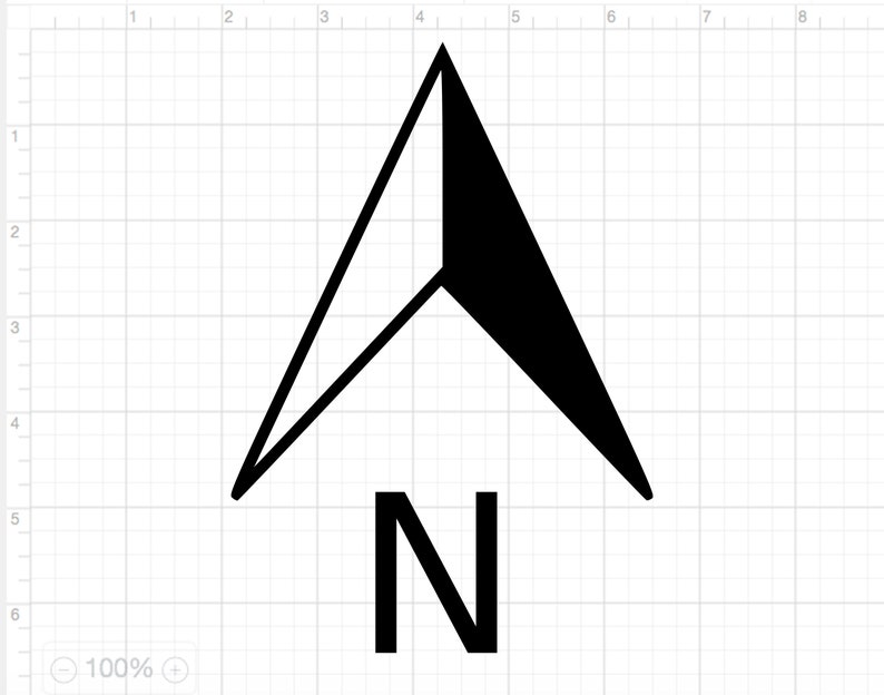 Compass North Arrow Cut File SVG DXF PNG Eps Pdf Clipart - Etsy Australia
