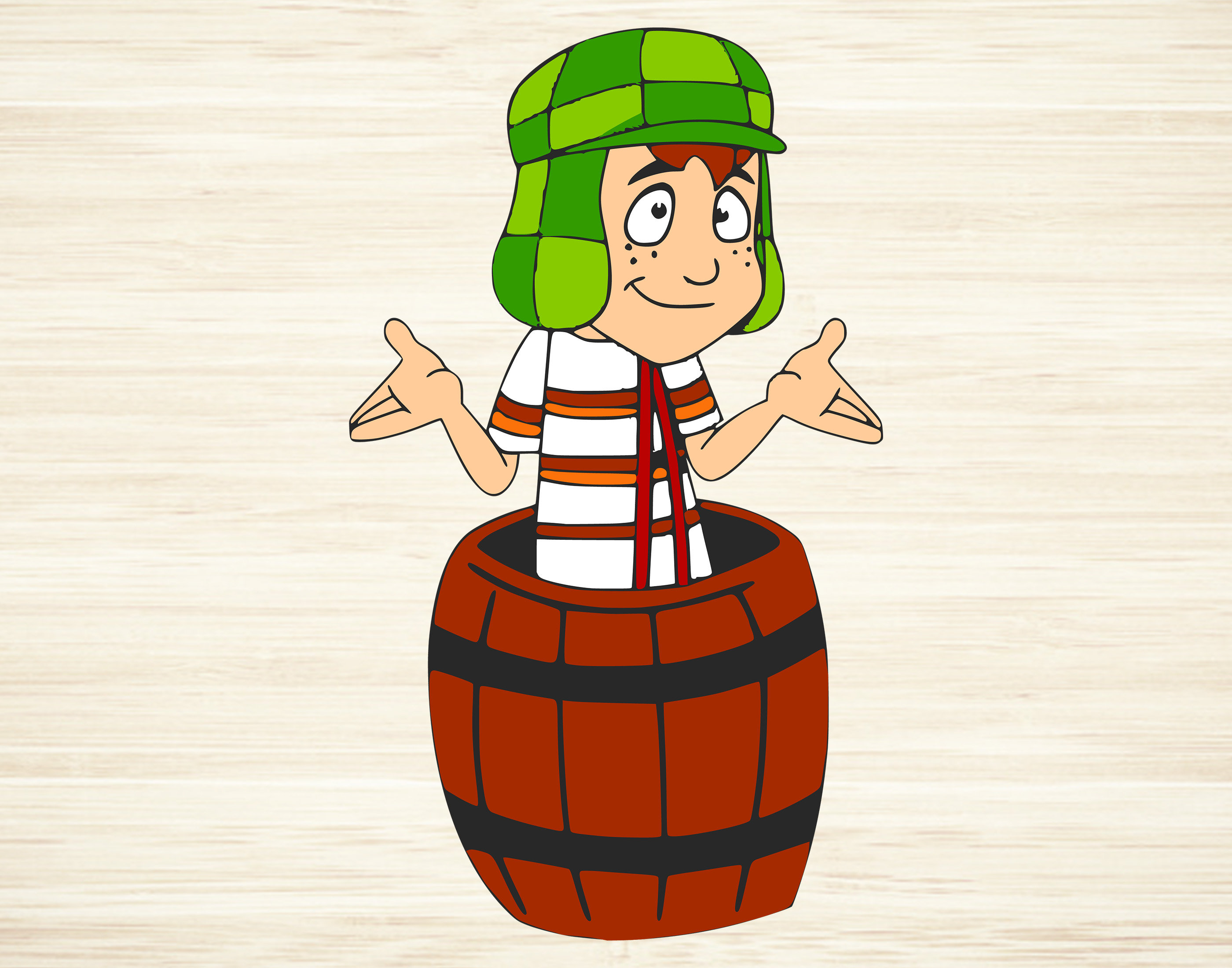 Chavo Del Ocho Archivo Recortado Svg Dxf Png Eps Pdf Clipart Etsy México