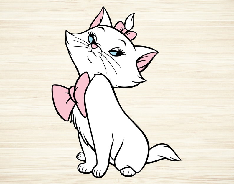 Aristocats Marie Cut File SVG DXF PNG Eps Pdf Clipart Vector - Etsy