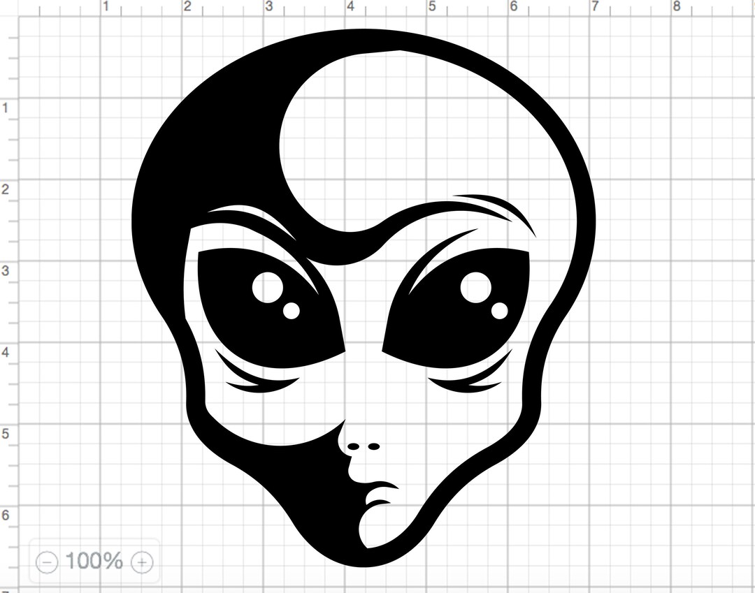 Alien Cut File SVG DXF PNG Eps Pdf Alien Svg Alien Dxf - Etsy